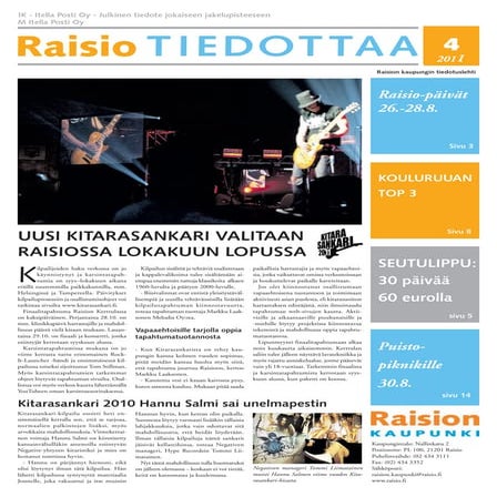 Raisio Tiedottaa lehti 4/2011 | PDF