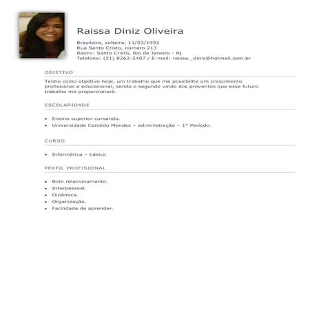 Raissa diniz oliveir curriculum | DOCX