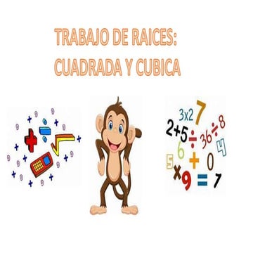 RAIZ CUADRADA Y CUBICA PARA NIÑOS DE PRIMARIA | PPTX