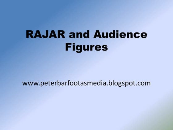 RAJAR Research | PPT