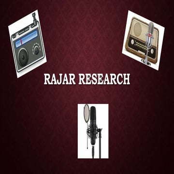 Rajar and audience figures (2) | PPTX