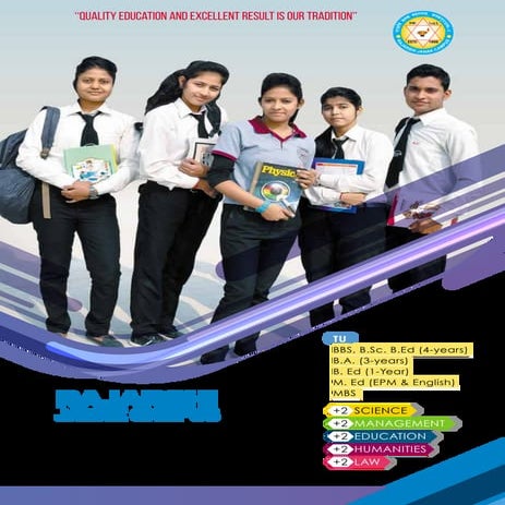 Rajarshri Janak Campus prospectus 2076 | PDF | Educational Assessment ...