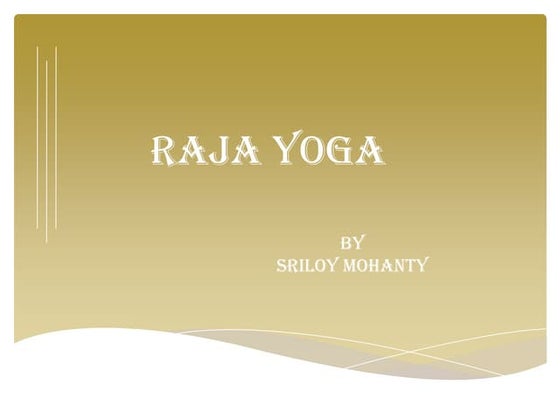 Yogasutra of Patanjali presentation | PPT