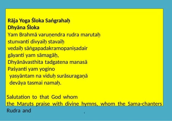 Samana Vayu Mudra (Gesture to coordinate all five elements)p.ppt