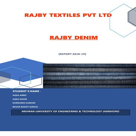 Rajby textile weaving report | DOCX