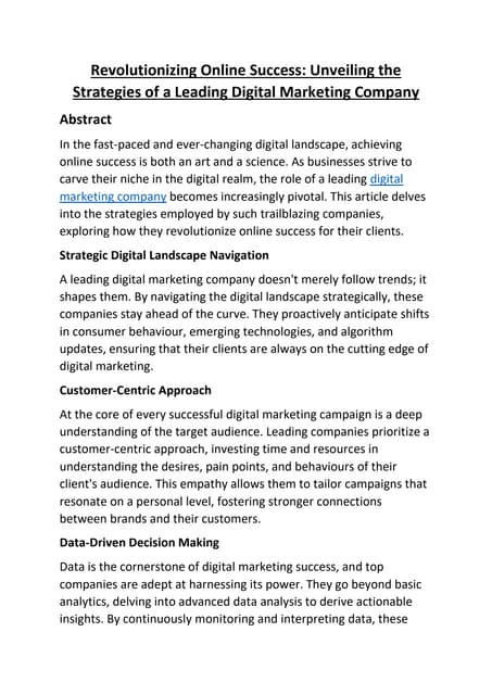 Digital Utilization | PDF