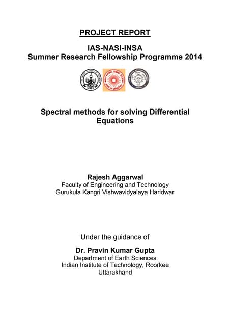 Finite difference method | PPTX