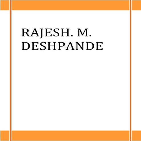 Rajesh deshpande | DOC