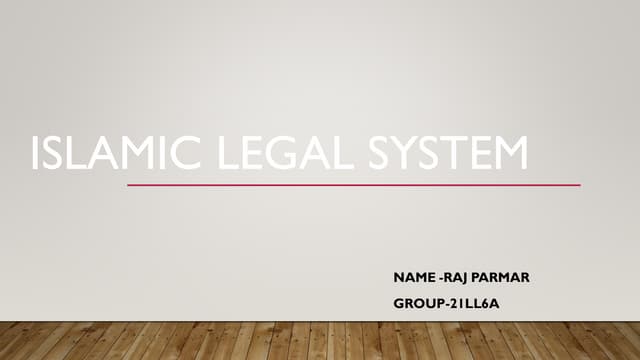 Raj Parmar Islamic Lawpdf