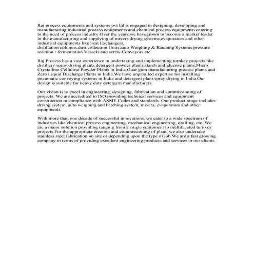 Detergent Spray Drying | DOC