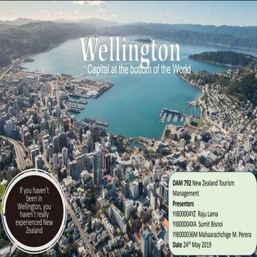 Wellington, New Zealand Tourism Features | PPT