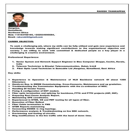 Rakesh cv updated | PDF
