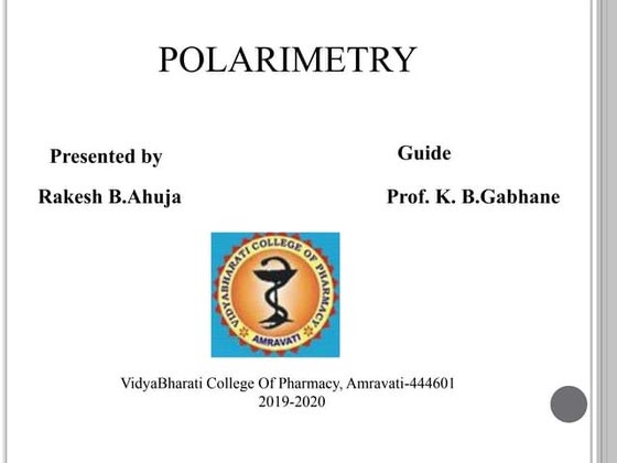 Polarimetry | PPT