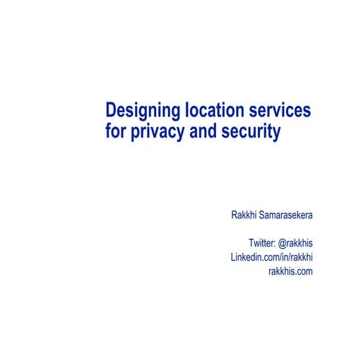 Rakkhi Samarasekera, Security solutions architect at Rssc