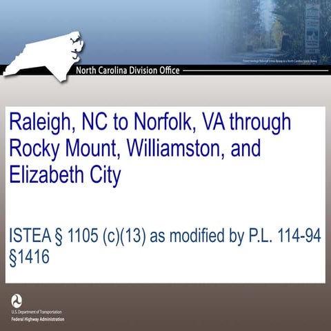 Raleigh Norfolk Future Interstate Corridor | PDF | Rail Travel | Travel ...