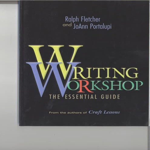 Ralph Fletcher Ch 2 of WRITING WORKSHOP | PDF