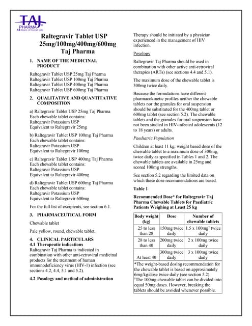 Aripiperazole Tablets SmPC Taj Pharmaceuticals | PDF