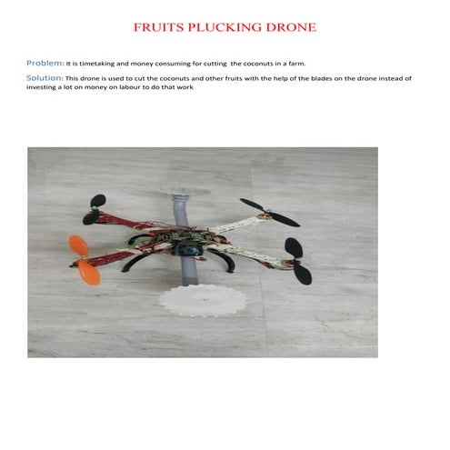 fruit plucking drone | PDF
