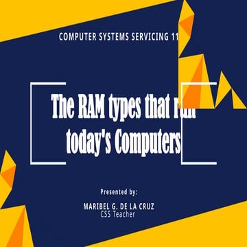 The RAM types that run today's computers.pptx