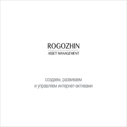 Rogozhin Asset Management | PDF