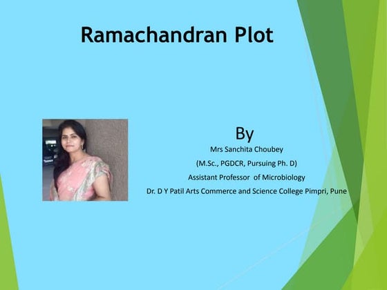 Ramachandran plot | PPTX | Chemistry | Science