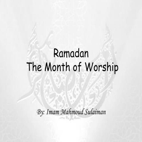 Ramadan Notes | PPT