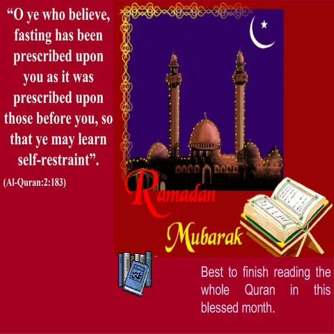 Ramadan Reminders | PPS