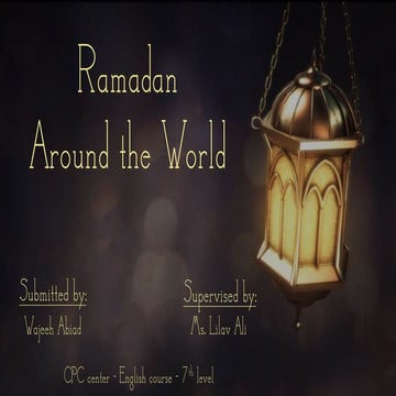 Ramadan around the world | PDF | Islam | Religion & Spirituality