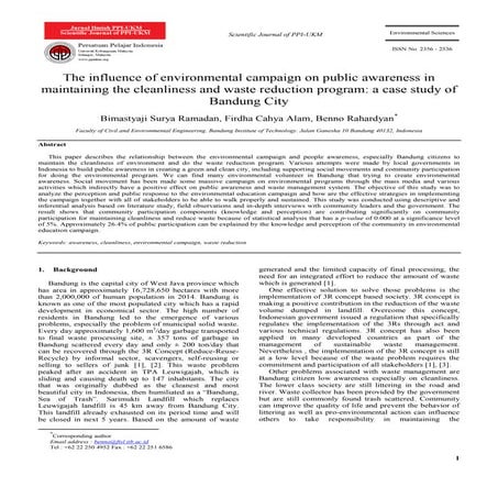 Environmental Campaign | PDF