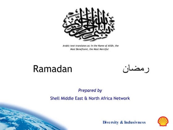 Ramadan awareness presentation | PPT