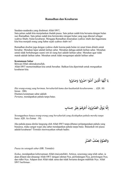 MATERI PAI KELAS VII SIKAP IKHLAS, SABAR, DAN PEMAAF | PPT