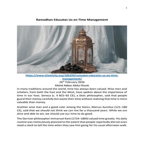 Time management | DOCX