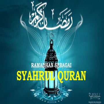 Ramadhan Sebagai Syahrul Quran.pptx