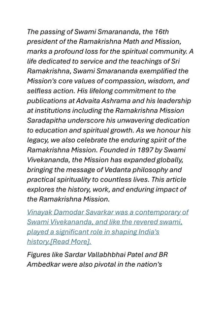 PPT on Swami Sivananda who is a renowned Indian yogi. | PPTX