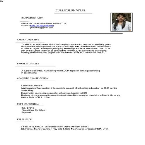 Ramandeep update resume.. | DOCX