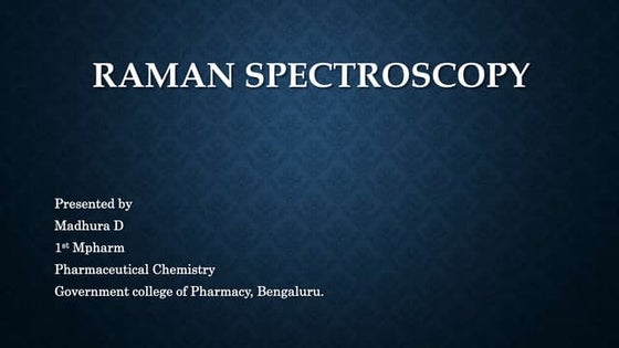 Electron spin resonance(ESR) spectroscopy | PPT