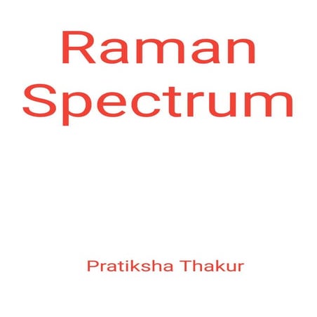Raman Spectrum | PDF