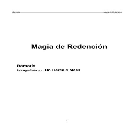 Ramatis magia de redenção | PDF