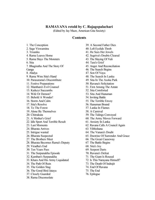 Ramayana Characters List Shri Rama Navami Celebrations Chinmaya