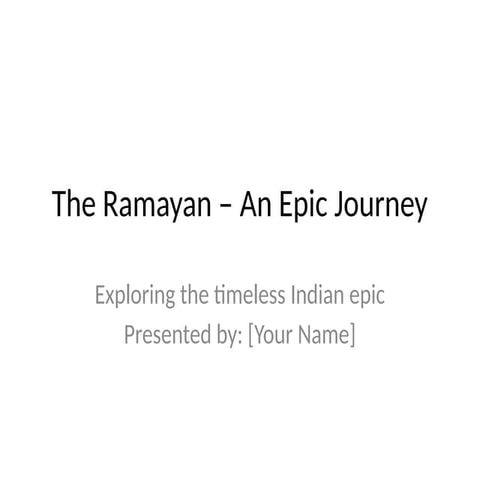 Ramayan_THE HINDU EPIC Presentation.pptx