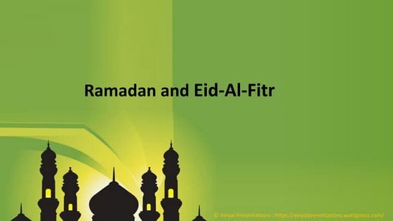 Ramadan awareness presentation | PPT