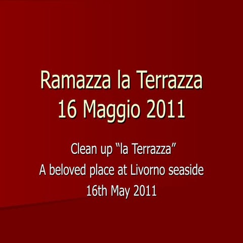 Ramazza la terrazza | PPT
