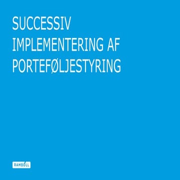 Successiv implementering - Lars Møller, Rambøll | PPTX