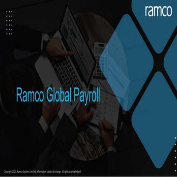 Ramco Global Payroll | PPTX
