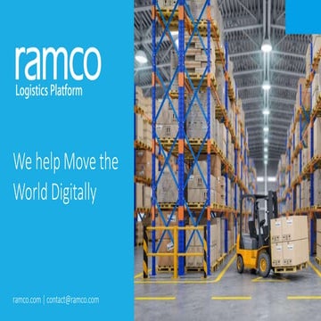 Ramco_Logistics Suite_WMS.pptx | Ramco systems | PPTX