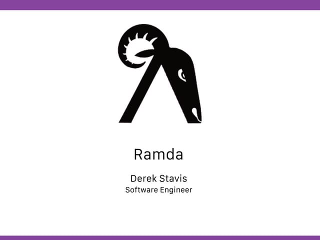 Ramda, a functional JavaScript library | PPT Ramda, a functional JavaScript library | PPT
