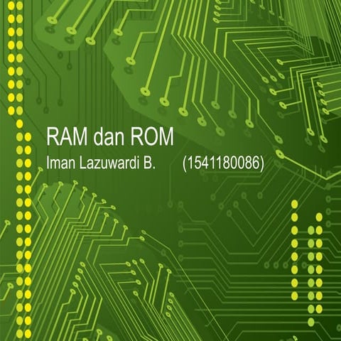 Ram dan rom | POT