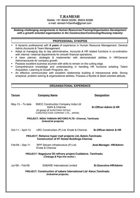 MY CV NEW FORMAT MARCH 2015 | DOCX | Human Resources | Business