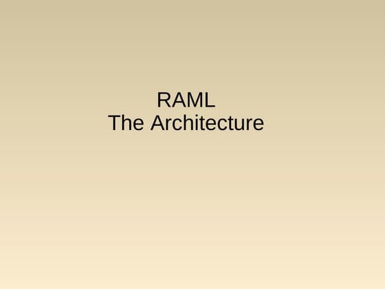Design REST APIs using RAML | PPT