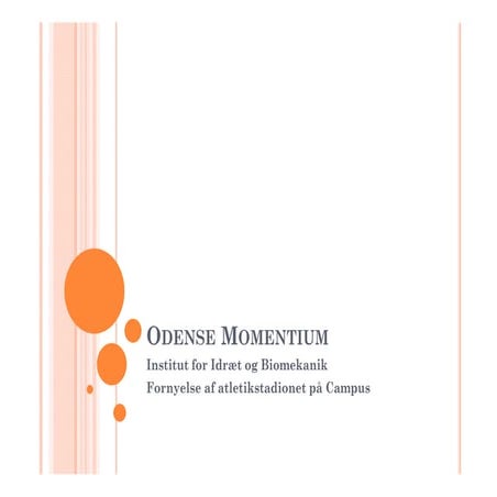 Rammeprojekt odense momentium | PDF